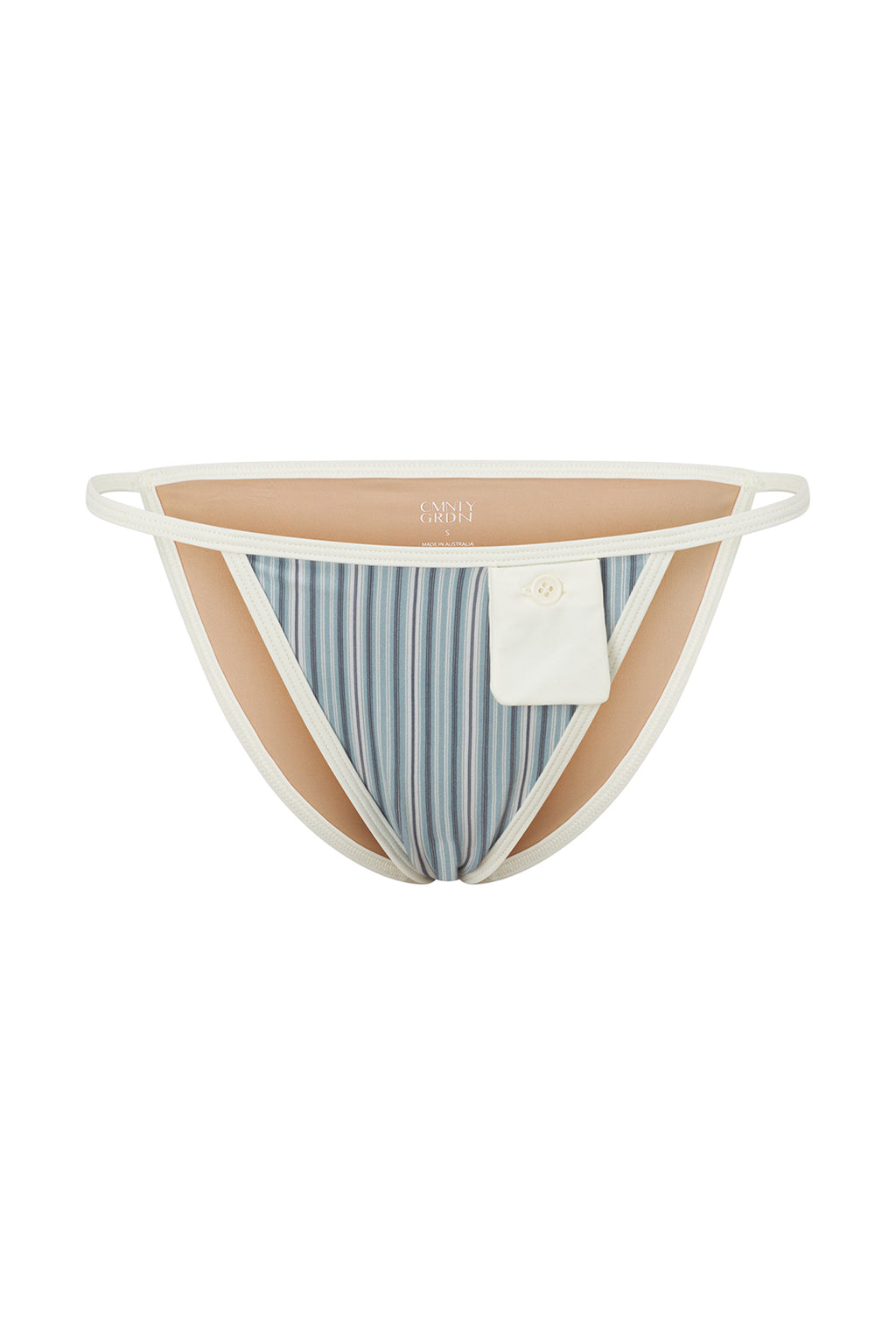Stripe Low Rise Bikini Bottoms – CMNTY GRDN